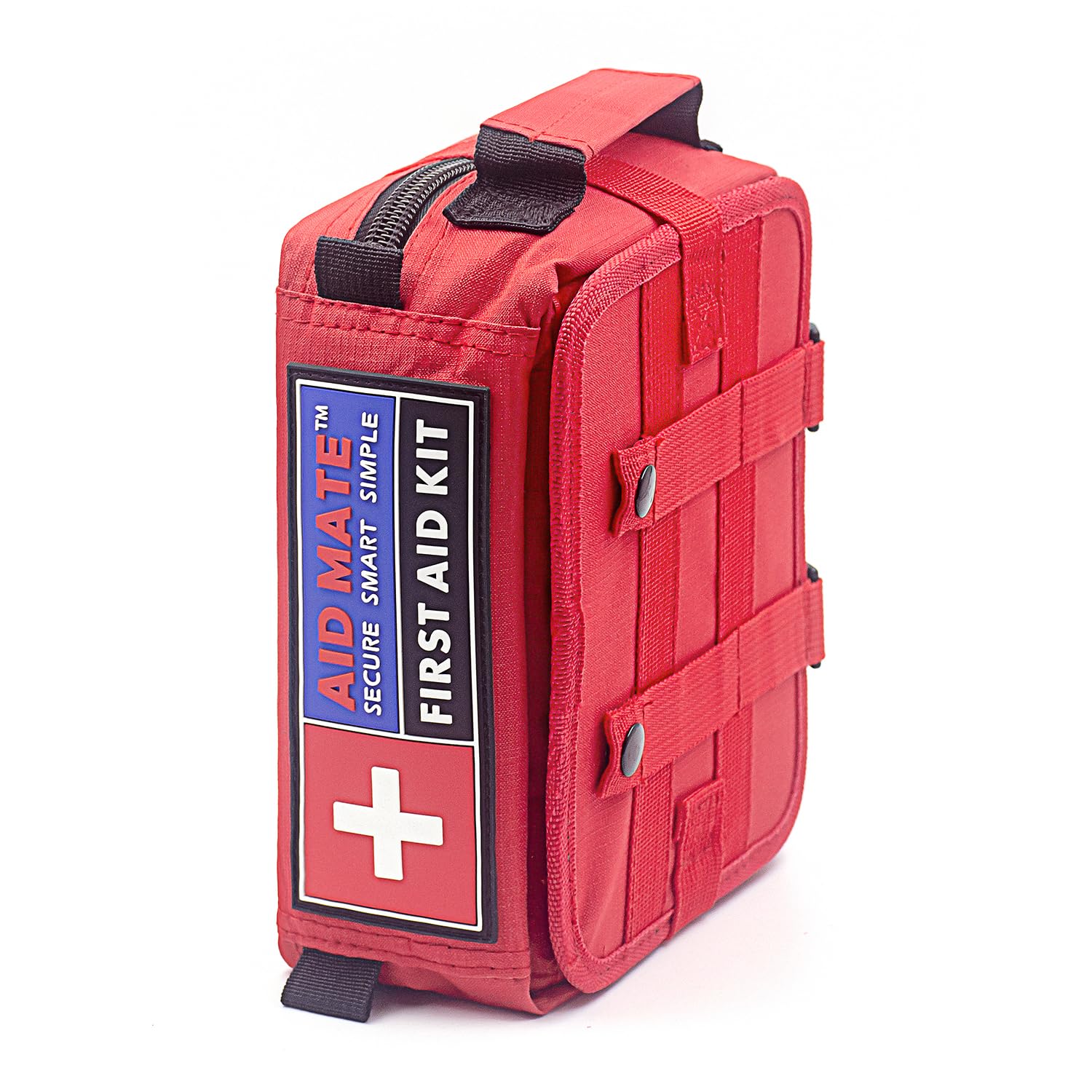 AID MATE Pro First Aid Kit with Molle System Portable Emergency Survival Kits Trauma Medical Kit for Home, Office, Car, Outdoor, Hiking, Travel, Campingā¦