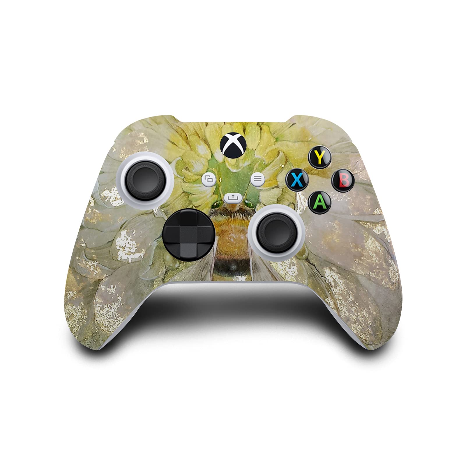 Head Case Designs Officially Licensed Stephanie Law Bee Art Mix Vinyl Sticker Gaming Skin Decal Cover Compatible With Xbox Series S Console and Controller Bundle