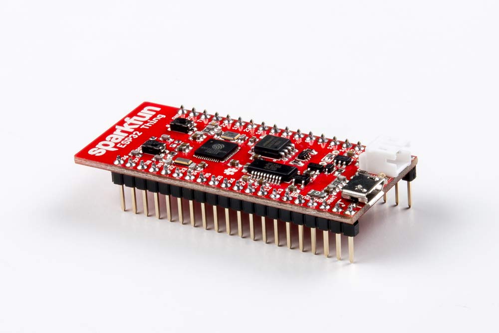 SparkFun ESP32 Thing Developement Board WiFi & microcontroller Compatible with Bluetooth for IoT & prototyping Projects w/Integrated LiPo Battery Charger 4MB Flash Memory 3 to 3.6V Operating Range