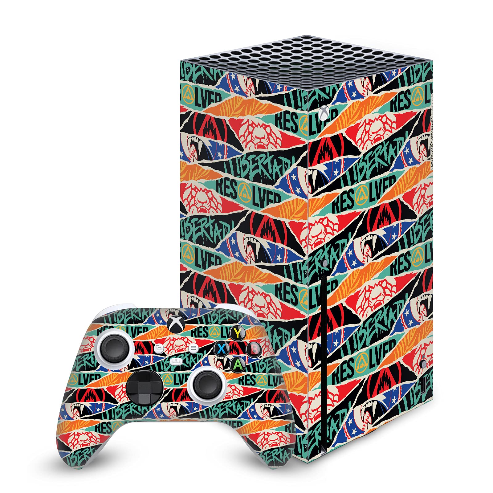 Head Case Designs Officially Licensed Far Cry 6 Graphics Pattern Vinyl Sticker Gaming Skin Decal Cover Compatible With Xbox Series X Console and Controller Bundle