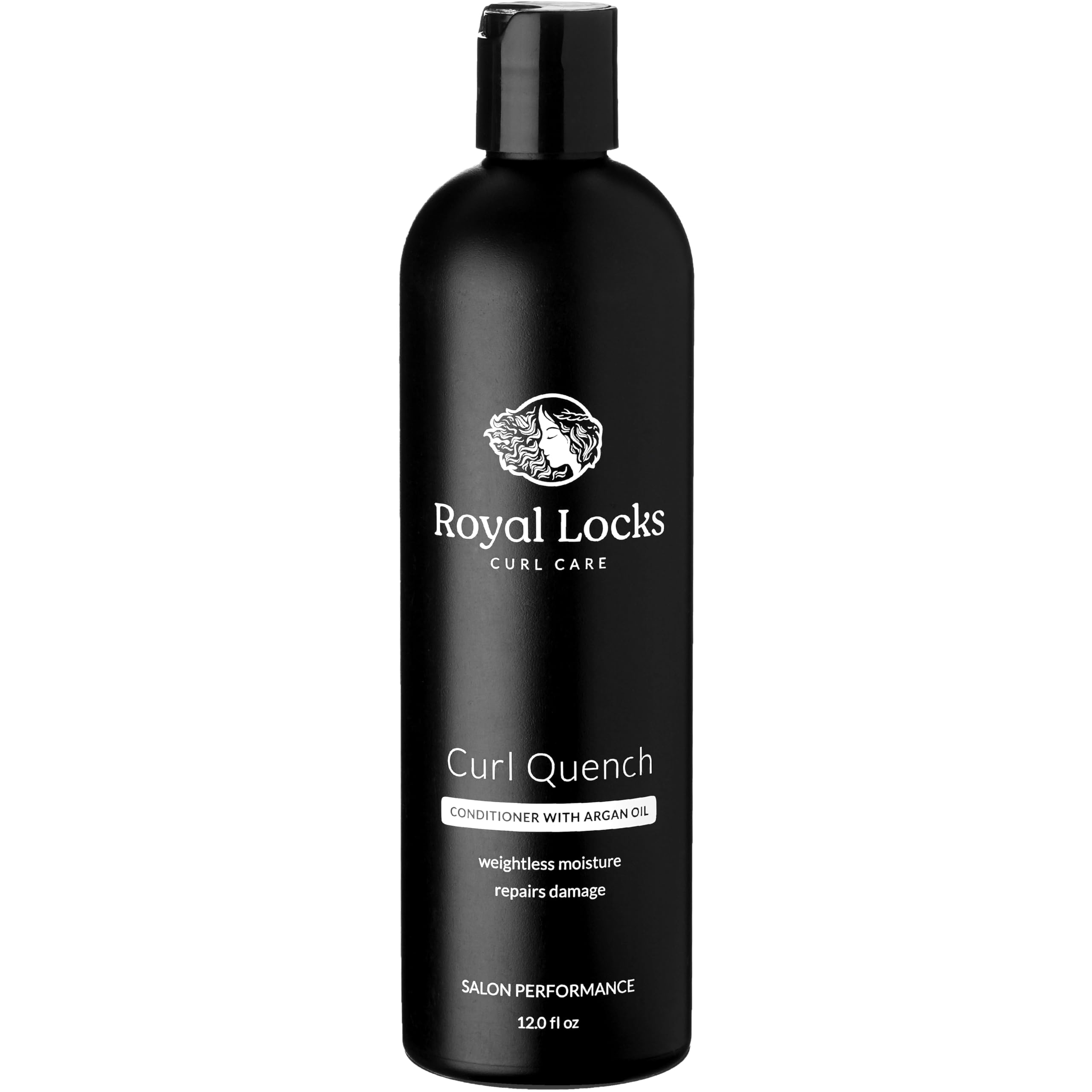 Royal Locks Curl Quench Conditioner - Curly Hair Conditioner with Argan Oil, Lightweight Moisture & Hydration (12 Fl Oz)