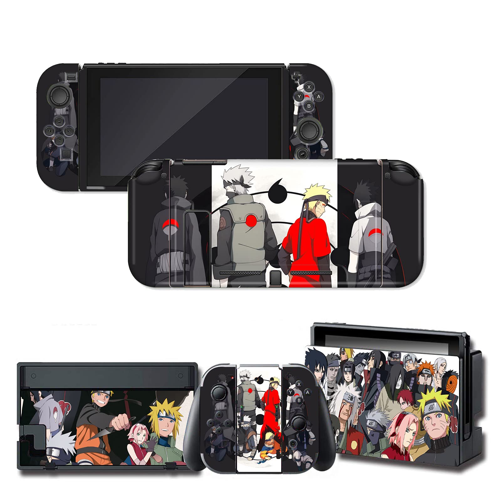 Anime Switch Skin Cartoon Full Wrap Stickers for Switch Protector Skin Cover Vinyl Decal Faceplate Console Joy-Can Dock(Only Switch Standard)