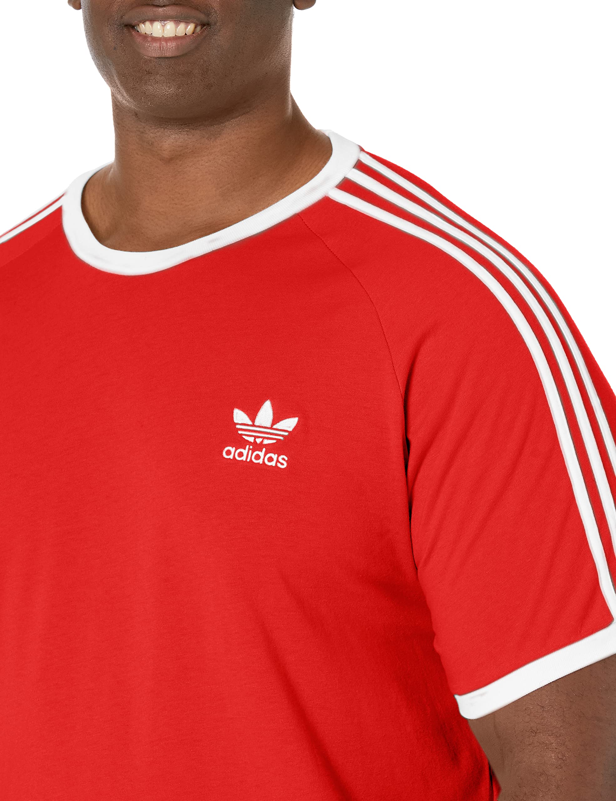 adidas Originals Men's Adicolor 3-Stripes Tee, Non-dyed, XX-Large