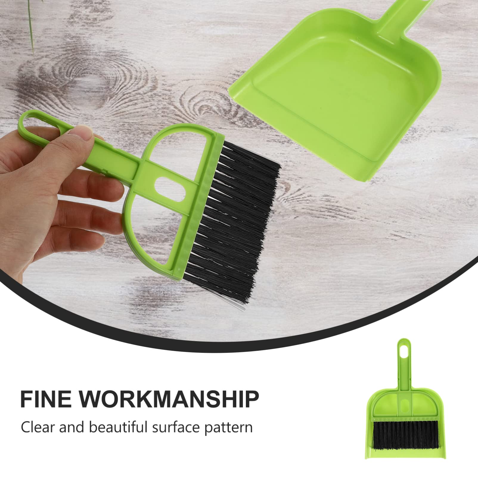 Cleaning 6 Sets Dustpan Hand Broom and Shovel Small Broom Dustpan Set and Broom Dustpan Set and Brush Set Dust Pan
