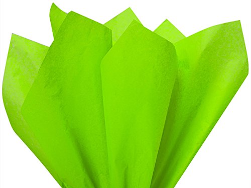 Bright Lime Tissue paper 20 x 30 Color Tissue paper 48 Pack Premium Quality Gift Wrap Tissue paper A1BakerySupplies