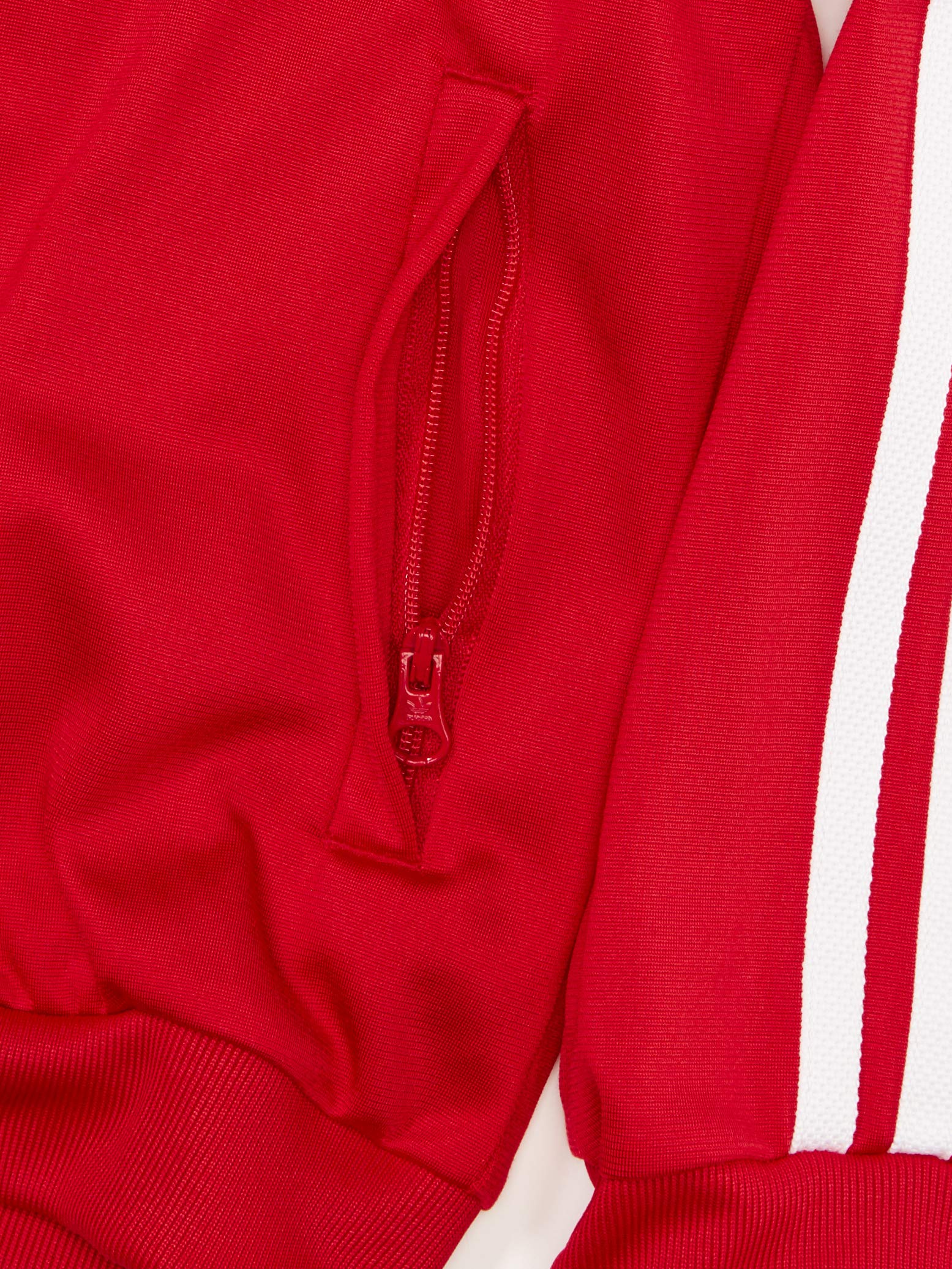 adidas Originals unisex-youth SST Track Top Scarlet/White Large