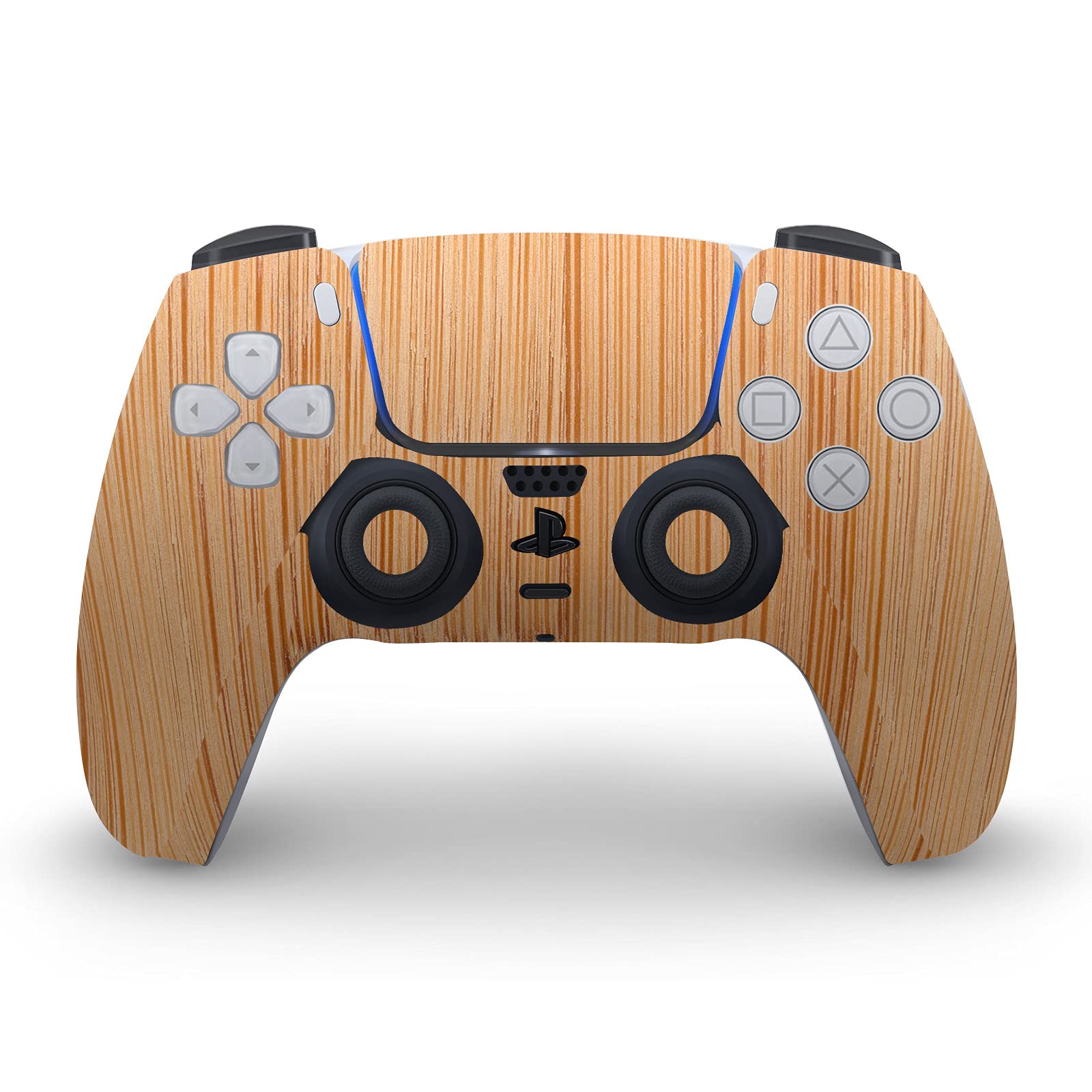Head Case Designs Officially Licensed PLdesign Light Brown Bamboo Art Mix Vinyl Faceplate Gaming Skin Decal Compatible With Sony PlayStation 5 PS5 Digital Edition Console and DualSense Controller