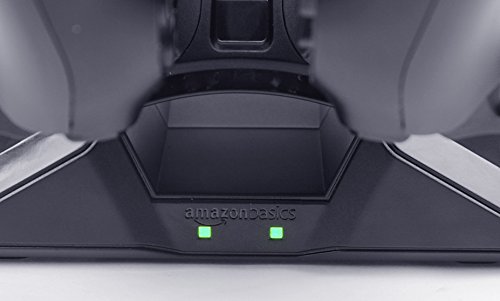 Amazon Basics Controller Charging Station for PlayStation 4 DualShock 4 Controllers - 4 Foot Cable, Black