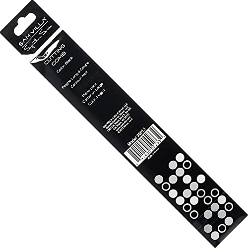 Sam Villa Signature Series Professional Long Cutting & Hair Parting Comb