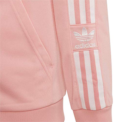 adidas Originals Boy's Lock Up Track Top, Glory Pink/White, M