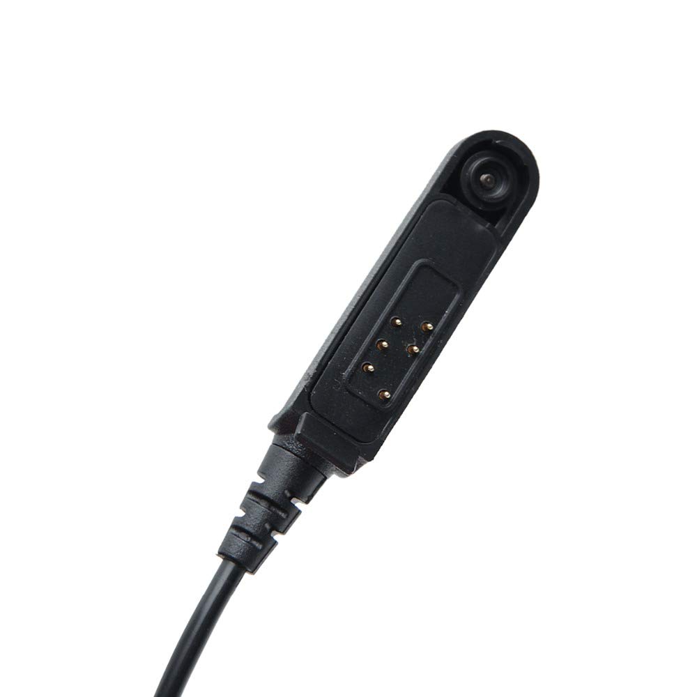 Fumei Walkie Talkie Audio Cable Adapter Compatible with Baofeng BF-9700 UV-9R+ Plug to Kenwood HYT TYT Baofeng UV-5R 2Pin Headset Port