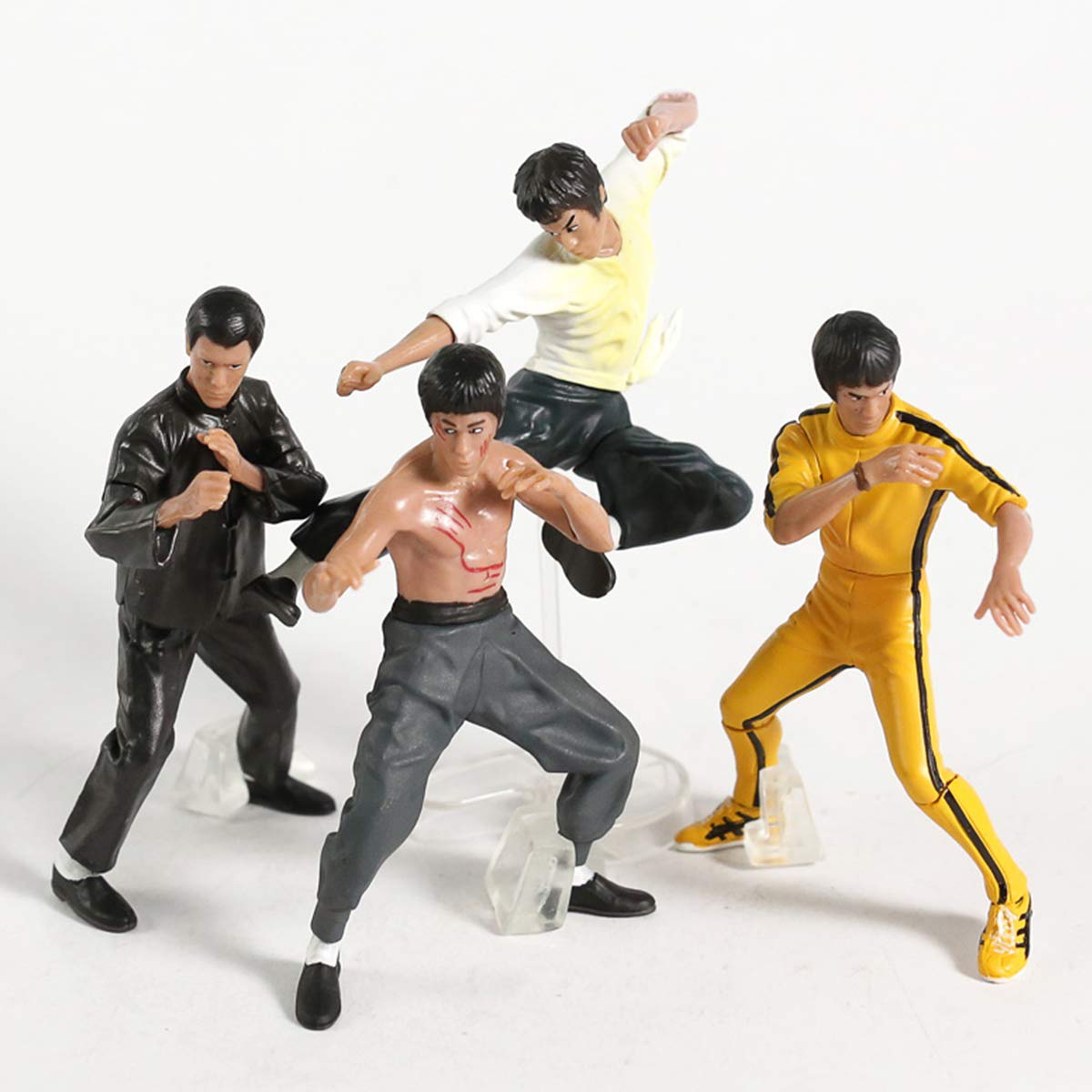 E FLY Bruce L Action Figures Collection Toys for 4pcs