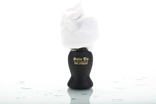 Satin Tip – The Purest, Shave Brush (Synthetic, Black, Soft Touch, Case)