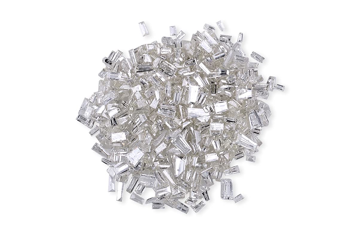 AFFY 5pc 2.4-2.5mm Natural Loose Diamond Taper/Baguettes SI-I Clarity I-J Color