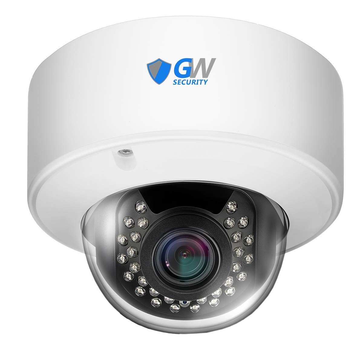 GW Security 16 Channel 4K NVR 5MP Outdoor Indoor Security Camera System - 16 x Dome 5MP 1920P Weatherproof 2.8-12mm Varifocal Zoom Microphone AI Human Detection IP PoE Cameras, 4TB Hard Drive