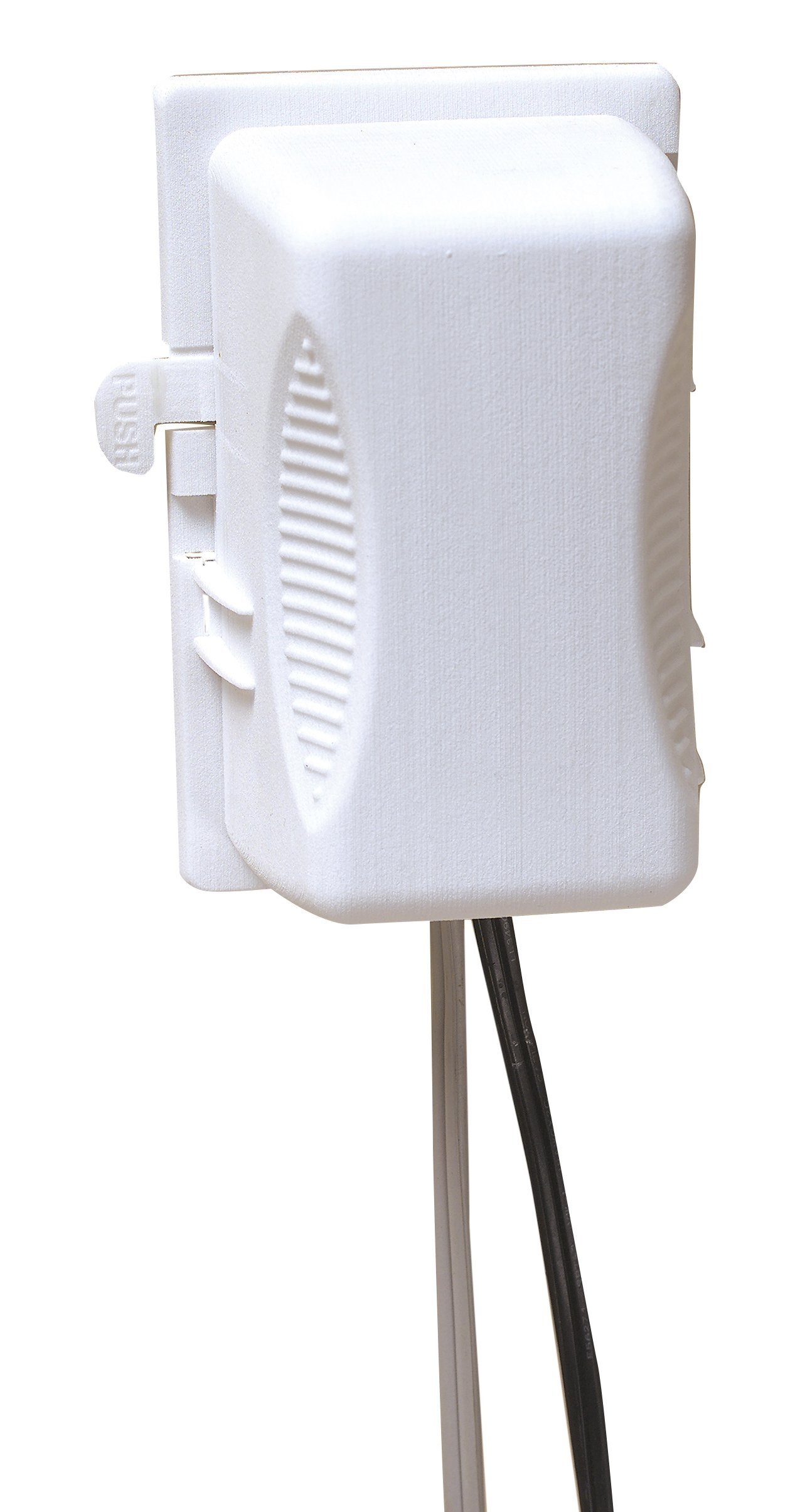 KidCo Outlet Plug Cover S211, White, Baby Safety Electrical Outlet Cover Box Childproof Large Plug Cover for Babyproofing Outlets Easy to Install & Use