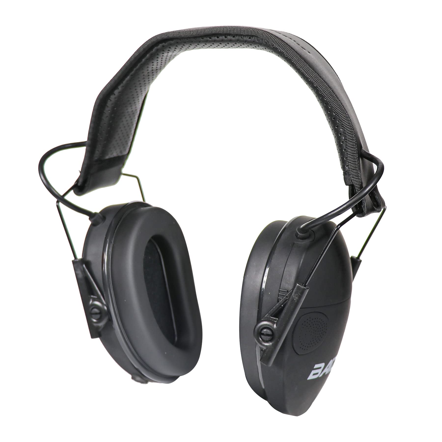 BAIZE Tactical Electronic Shooting Ear Protection 4-Mics Ear-Shaped Earmuffs Anti-Noise Sound Amplification Headphones for Outdoors