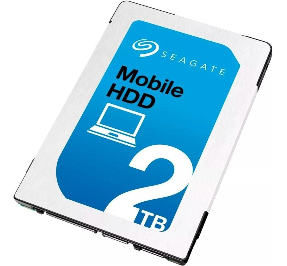 Seagate 2TB HDD SATA 5400rpm 6.4 cm 2.5 Inch 7 mm Height 128 Mb Cache BLK