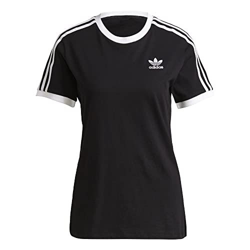 adidas Originals,womens,3-Stripes Tee,Black,Medium