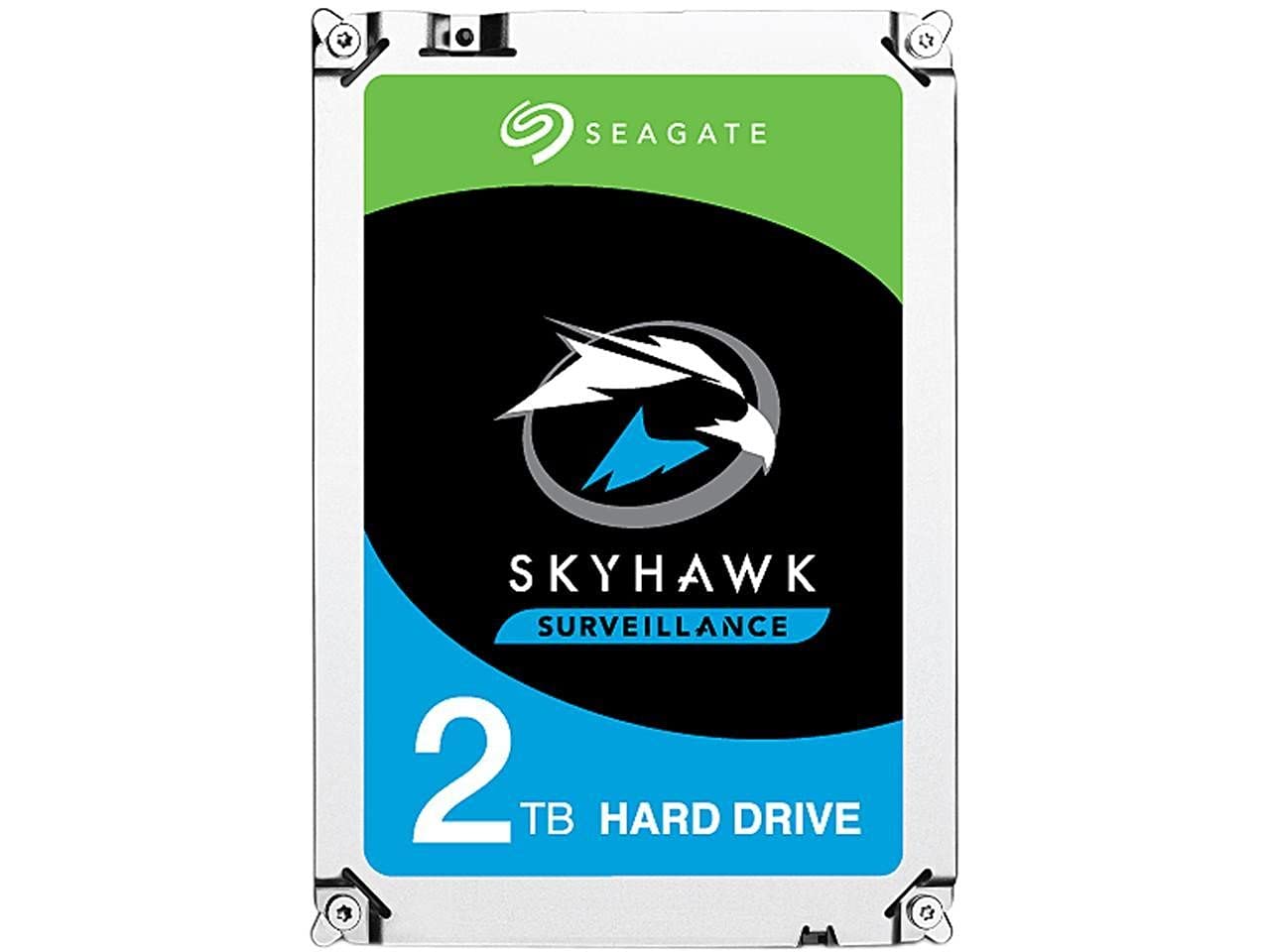 Seagate SkyHawk 2TB Surveillance Hard Drive - SATA 6Gb/s 64MB Cache 3.5-Inch Internal Drive (ST2000VX008)