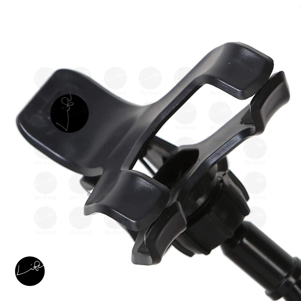 Handsfree Stroller Handphone Tablet Holder - Carseat Car Seat Kid Grocery Cart Mommy Clip Feeding Cup Attachment Hook Accessory Phone Mount