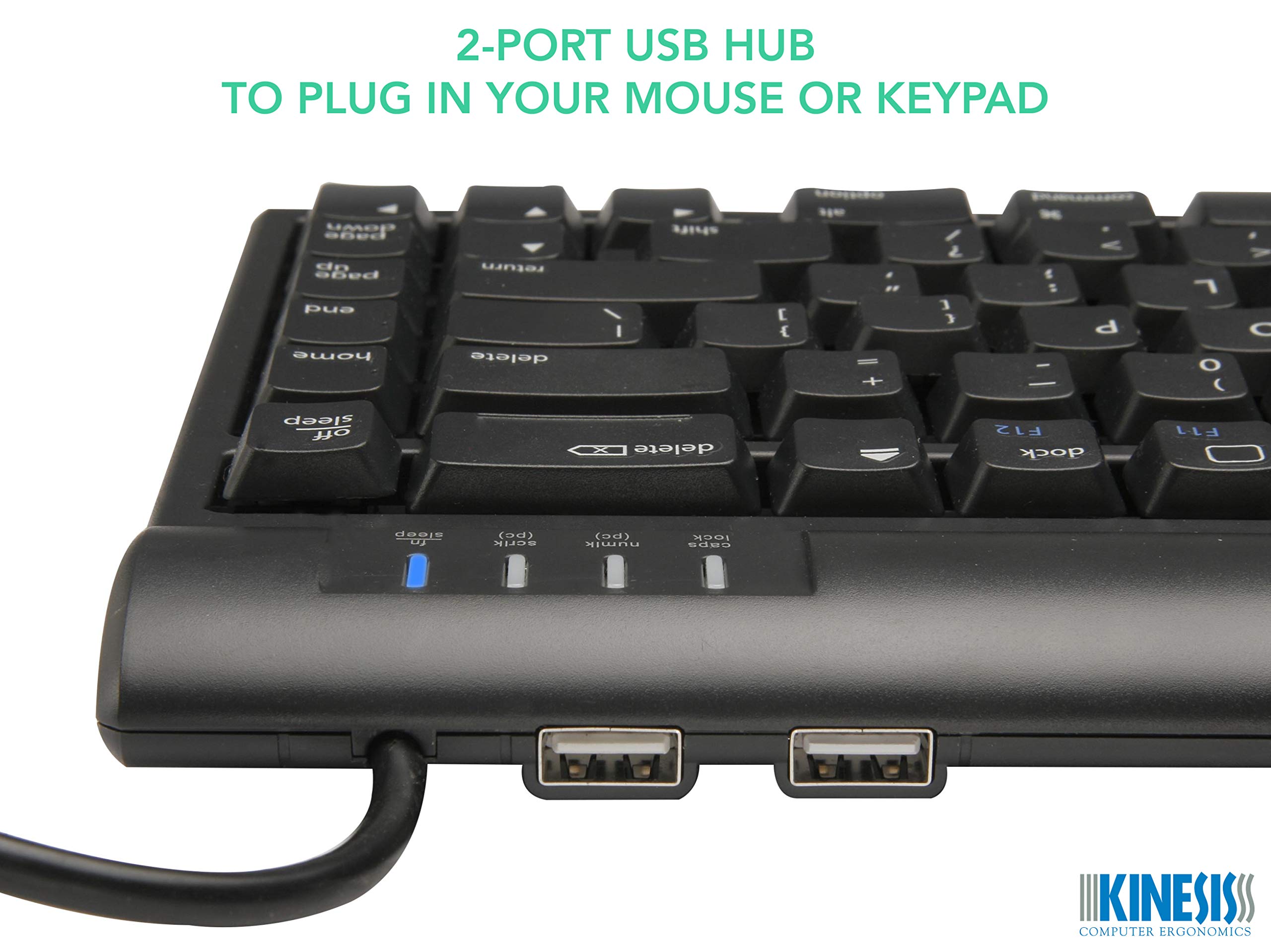 KINESIS Freestyle2 USB Keyboard for Mac (9" Standard Separation), Black