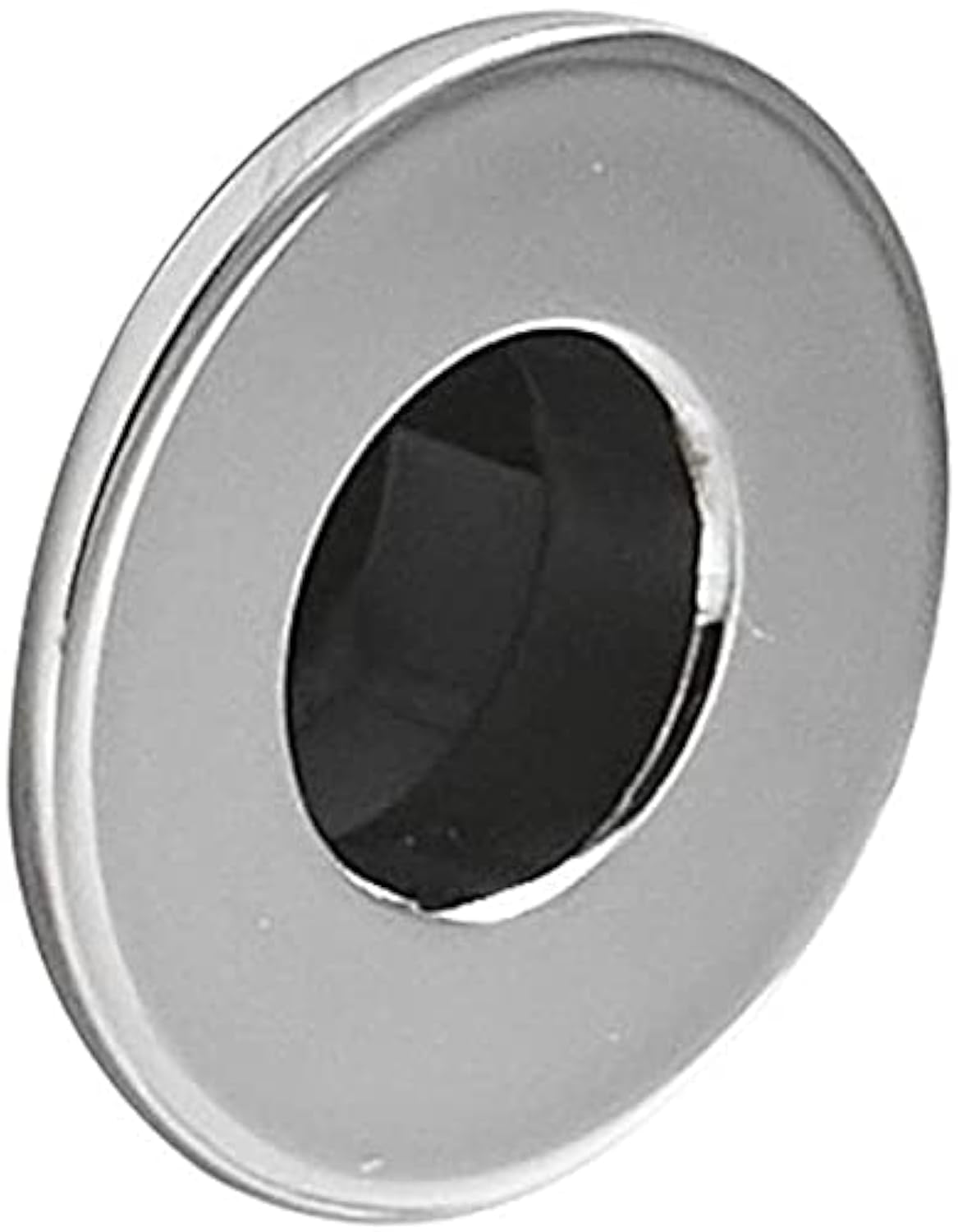 BWE Sink Basin Trim Overflow Ring Cover Brushed Nickel Bathroom Vessel Vanity Basin Bath Sink Brass Insert in Hole Round Caps