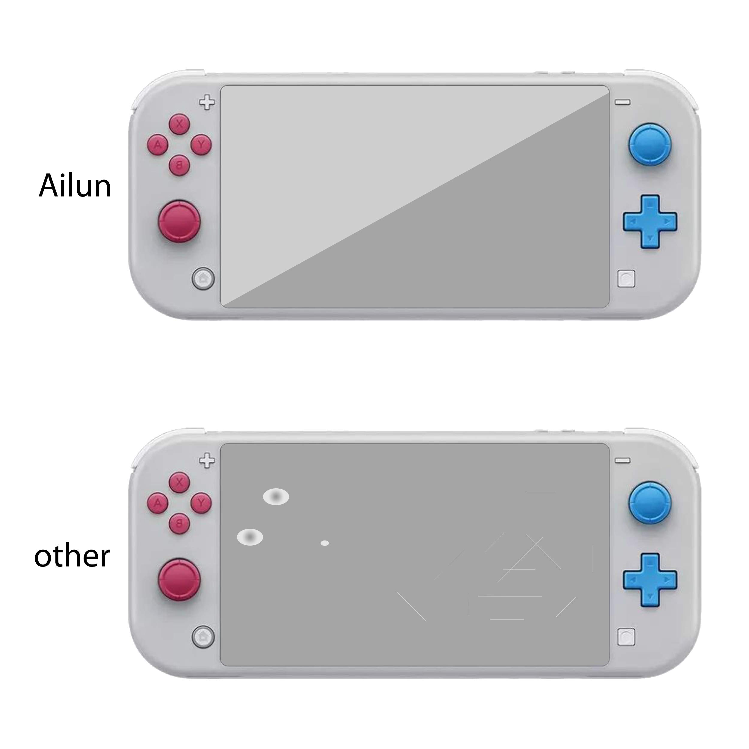 Ailun Screen Protector for Nintendo Switch lite 3Pack Tempered Glass for Nintendo Switch lite 2019 Anti Scratch