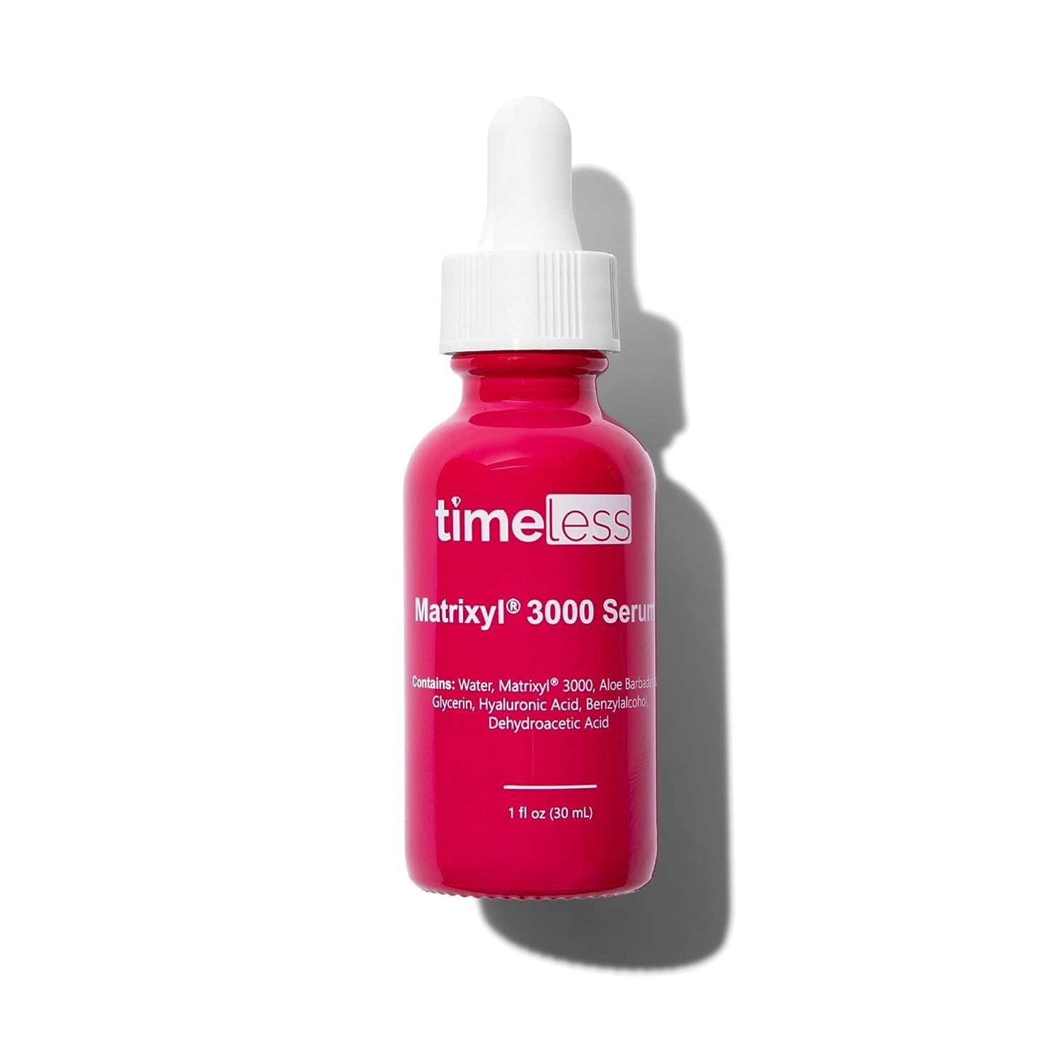Timeless Skin Care Matrixyl 3000 Serum - Personal Care Face Serum Supports Hydration - Matrixyl Serum with Hyaluronic Acid - Fragrance-Free Serum for Skin Care - 1 oz