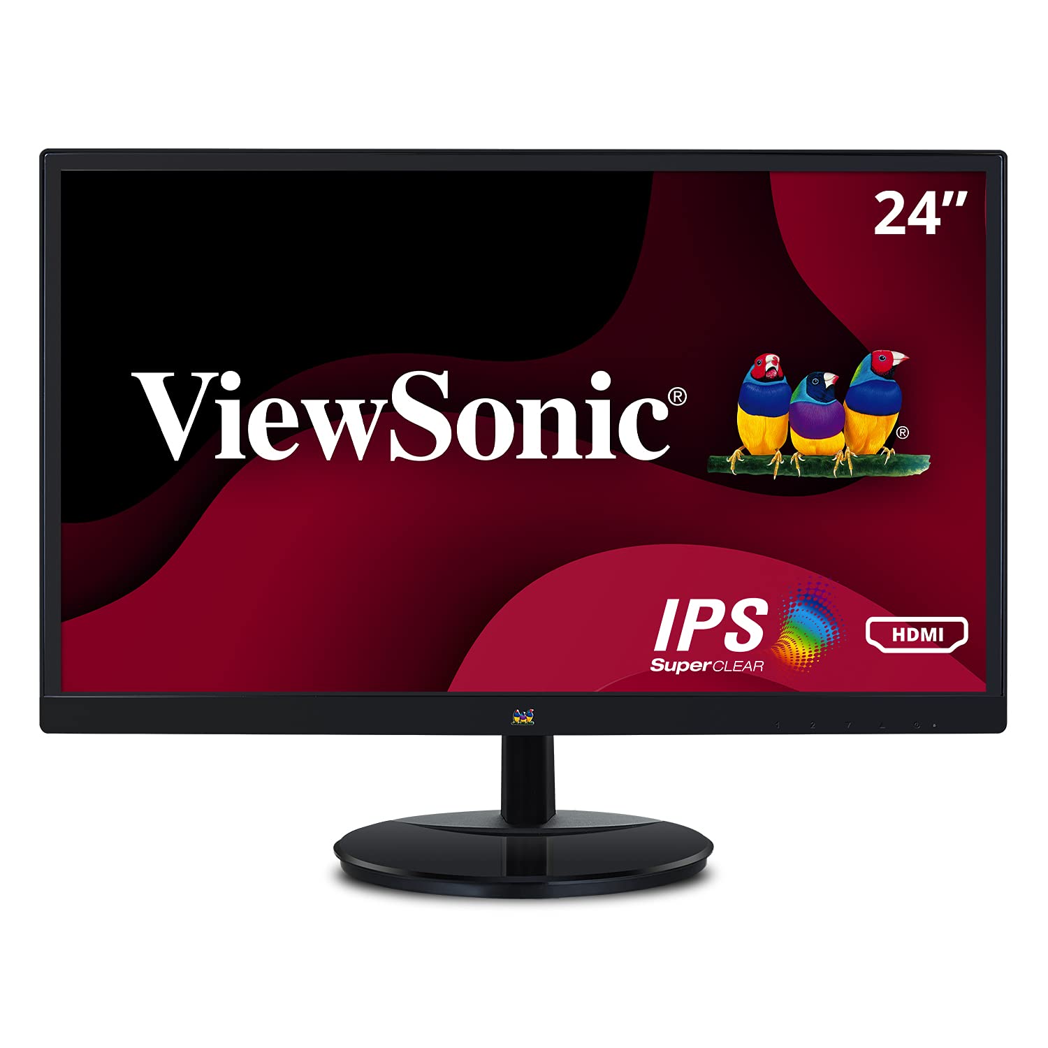 ViewSonic VA2459-SMH 24in IPS 1080p Frameless LED Monitor HDMI, VGA (Renewed)