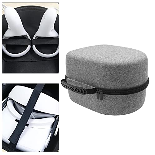 balikha 1PC Carrying Case Storage Lightweight W/Handle Accessories Hard EVA Protective Bag for Quest2 Headset Travel Controllers