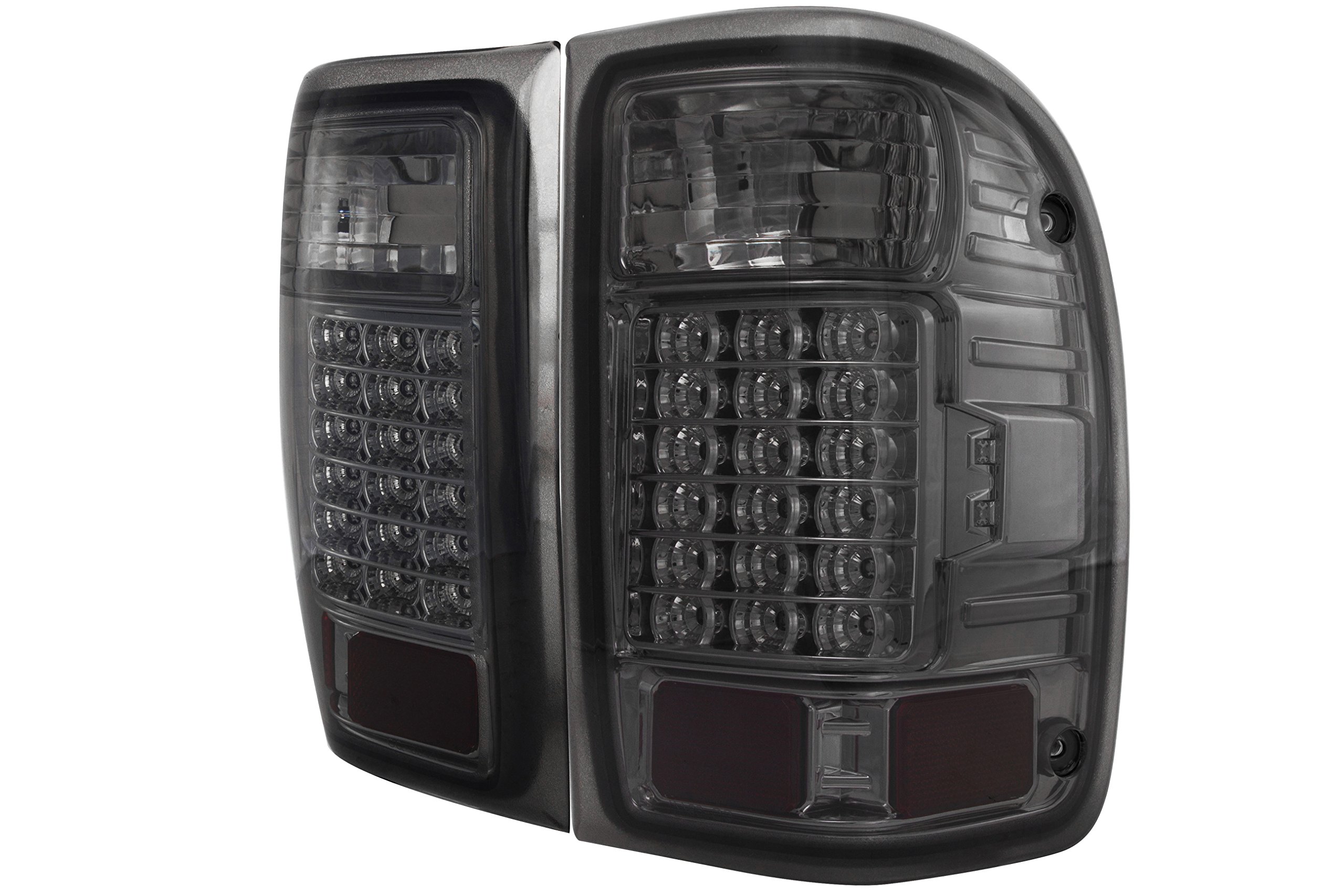 AJP Distributors Replacement Upgrade Led Stop Brake Tail Lights Lamps Pair For Ranger 1993 1994 1995 1996 1997 1998 1999 2000 93 94 95 96 97 98 99 00 (Smoke)