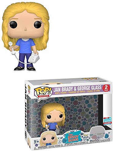 Funko Pop! New York Comic Con Exclusive The Brady Bunch Vinyl - Jan & George Glass
