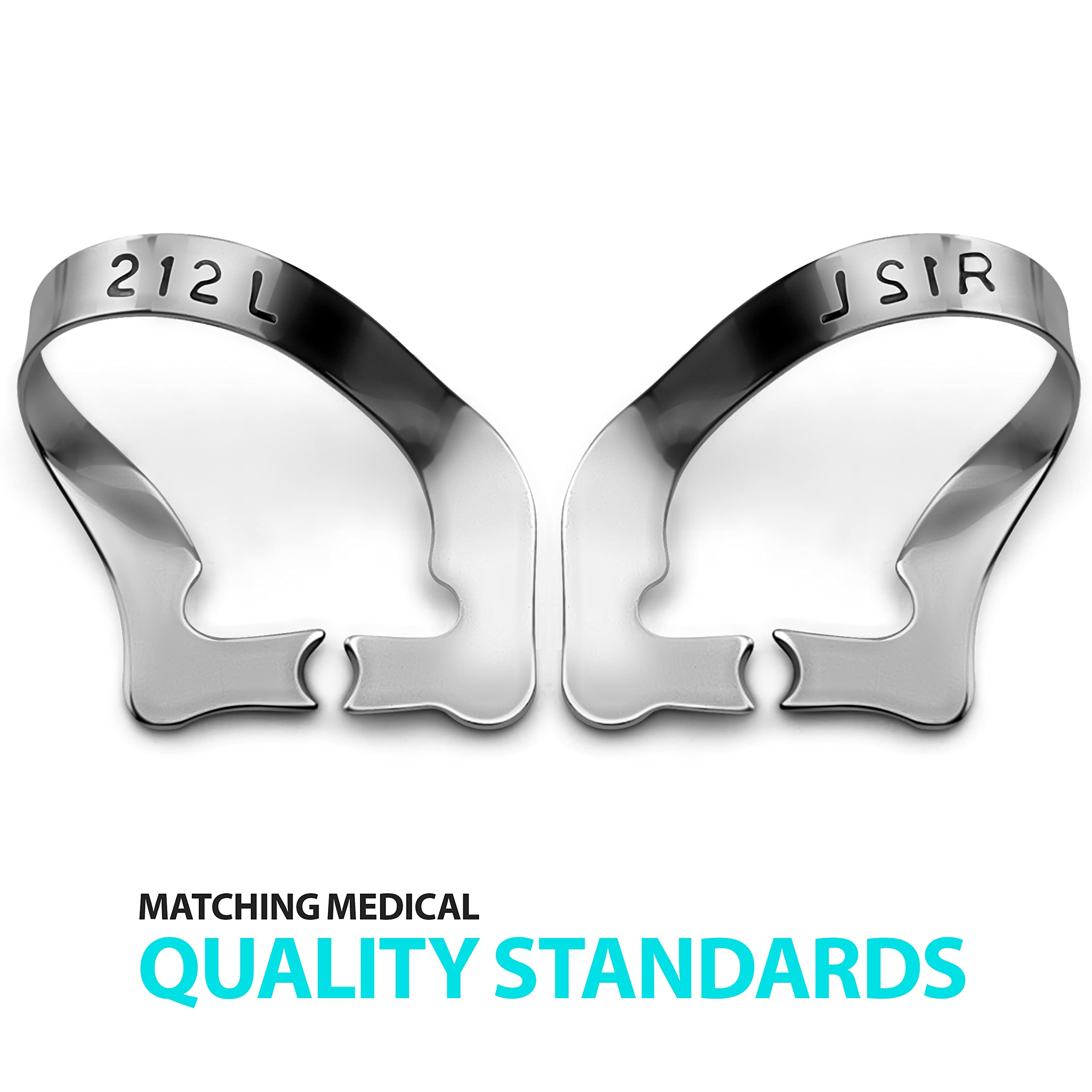 SURGICAL ONLINE Endodontic Rubber Dam Clamp Kit - Professional Grade Dental Clamps, Multipack for Dental Procedures