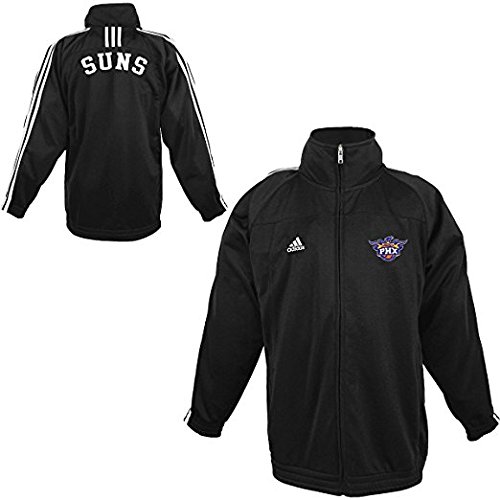 Adidas Phoenix Suns NBA Basketball Youth Track Jacket, Black (Small (8))