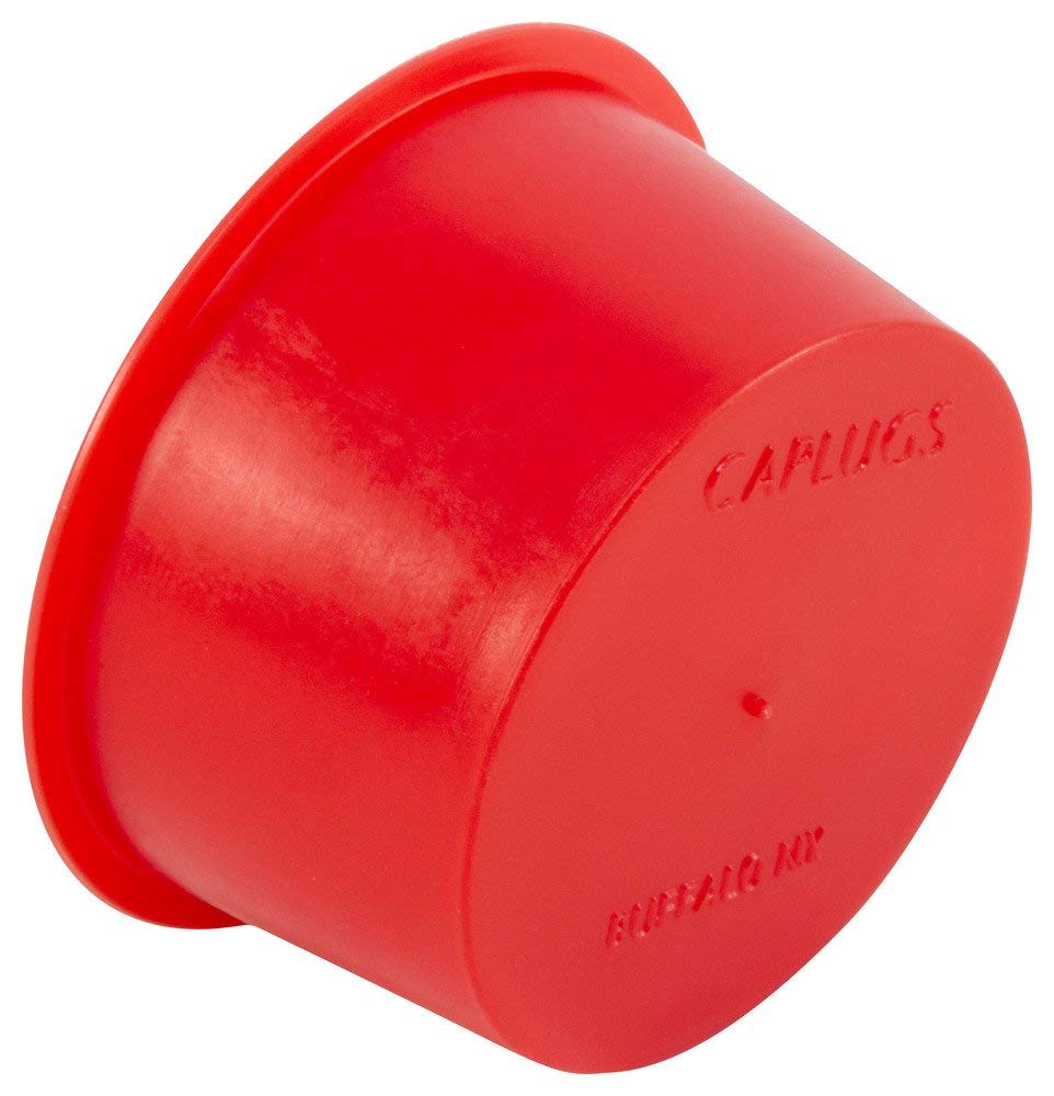 Caplugs T-19 T Series â Plastic Tapered Cap and Plug, 40 Pack, Red LD-PE, Cap OD 1.688" x Plug ID 1.88" Protective Closures, Dust and Moisture Seals, MIL Spec, SAE Fittings, Hydraulic (99394309)