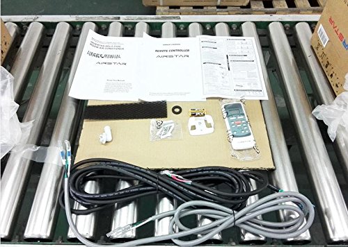 Air Star 24000 BTU Mini Split Inverter Ductless Air Conditioner, Heat Pump, Cooling, Heating, 230V, 15 Feet Installation Kits, (Pick Up Only)