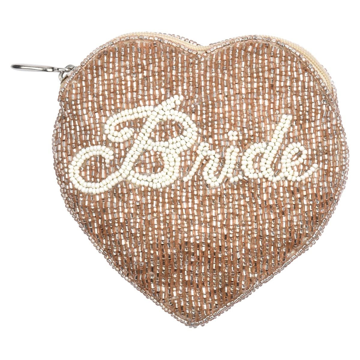 Bamboo Trading Bride Heart Pouch Handbag, Women, Travel Accessory