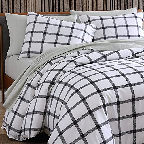 Eddie Bauer Home | Bunkhouse Collection | Comforter Set - 100% Cotton, Medium Weight & All Season Bedding, Includes Matching Shams, Queen, Charcoal