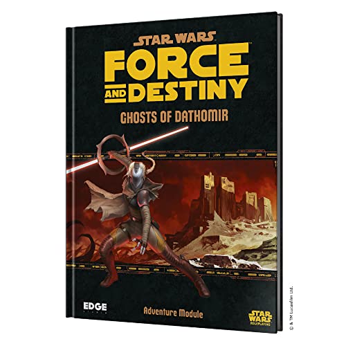 EDGE Studio Star Wars Force and Destiny Game Ghosts of Dathomir Expansion Roleplaying Game Strategy Game for Adults and Kids Ages 10 and up 2-8 Players Average Playtime 1 Hour Made