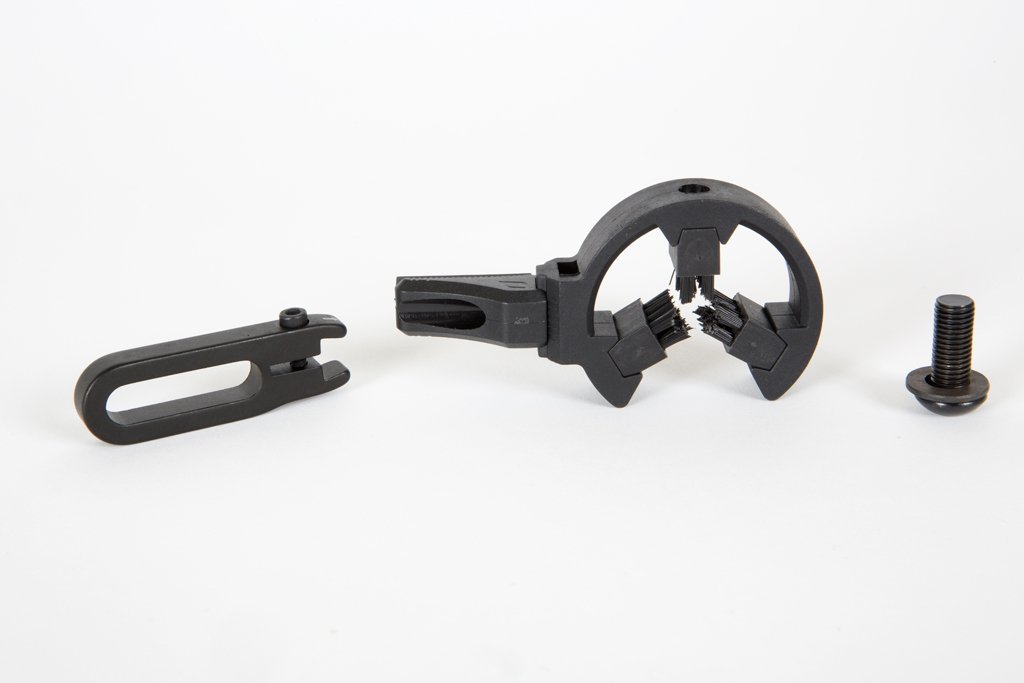 Aketek Upgrade Combo, 5 Pin Bow Sight with Level and Light, Arrow Rest, Stabilizer, Sling, Peep