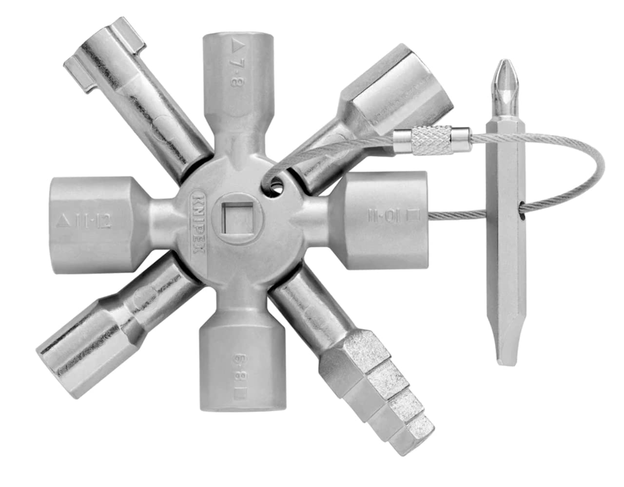 Knipex 00 11 01 TwinKey – for control cabinets, windows and shut-off systems