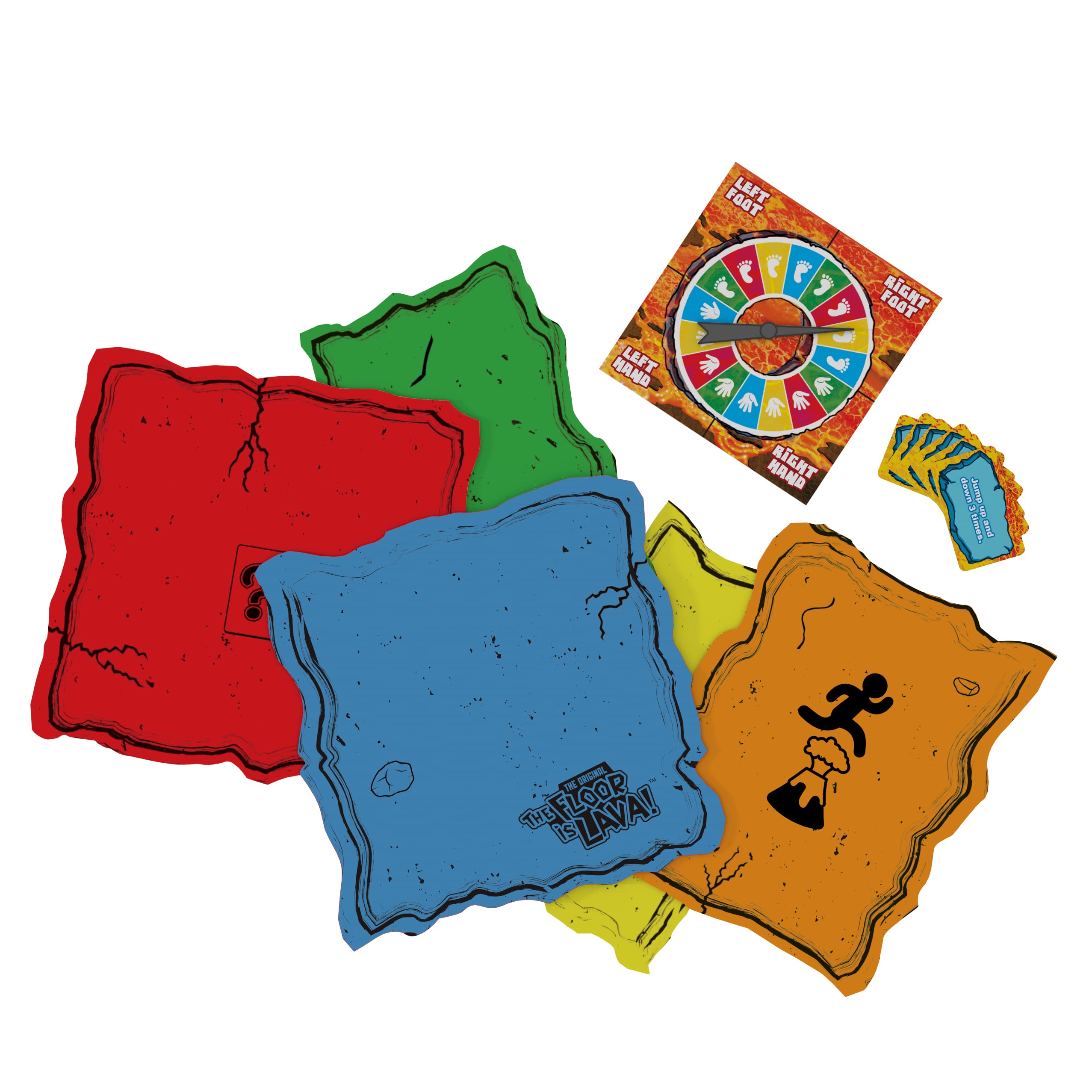 The Original The Floor is Lava! Family Edition - Interactive Game for Kids and Adults - Promotes Physical Activity - Indoor and Outdoor Safe