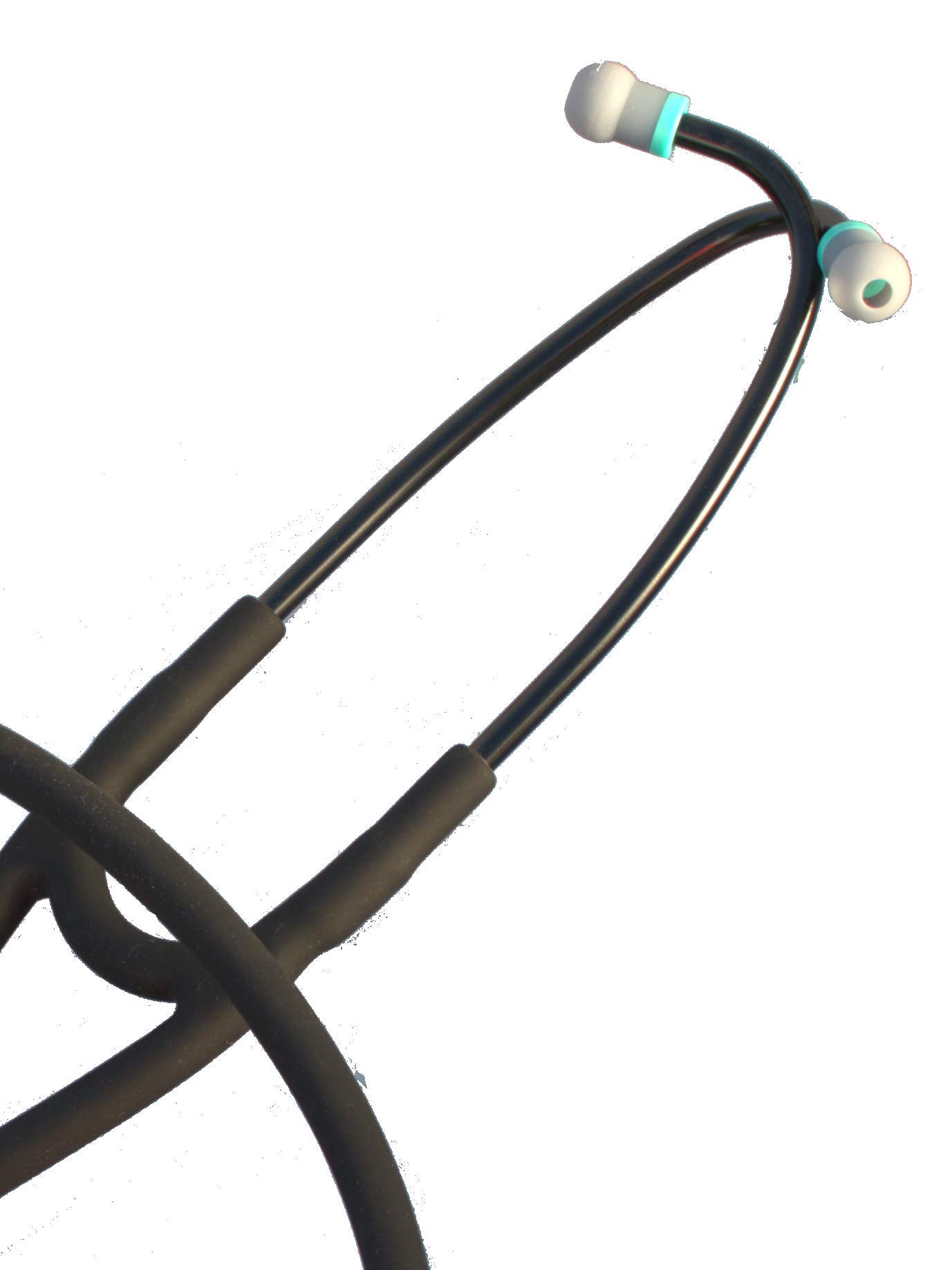 Compatible Replacement Tube by CardioTubes fits Littmann(r) MasterCardiologyI(r) and Littmann(r) Cardiology III(r) Stethoscopes - 7mm Binaurals Black on Black TUBING