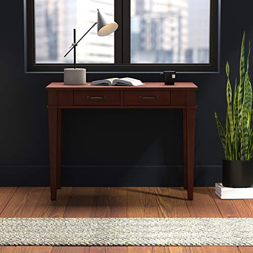 Amazon Brand – Rivet Classic Home Office Desk, 39.4"W, Dark Espresso
