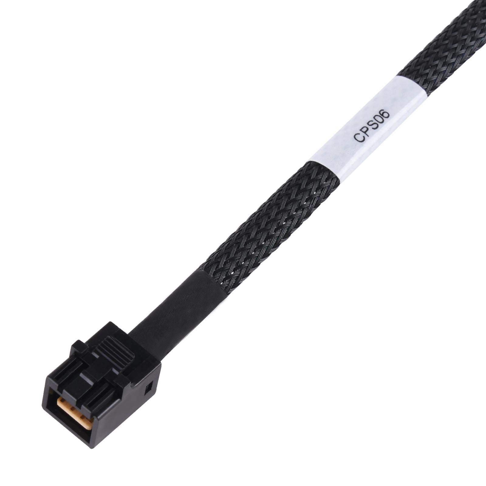 SilverStone Technology 36 Pin Minisas SFF-8643 to Sff 8087 +sideband Cable 0.6M CPS06 Components Other