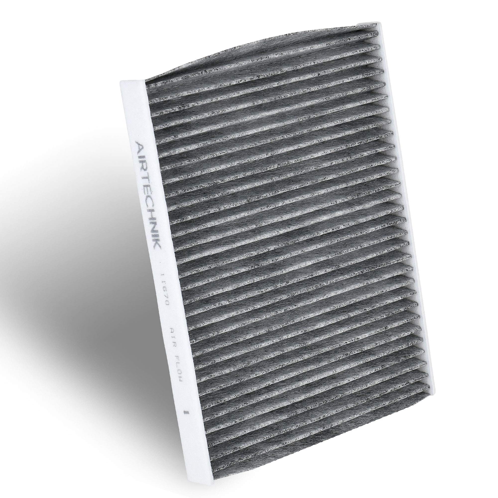 AirTechnik CF11670 Cabin Air Filter w/Activated Carbon | Fits Ford Ecosport 2018-2022, Fiesta 2011-2019 - BE8Z-19N619-A