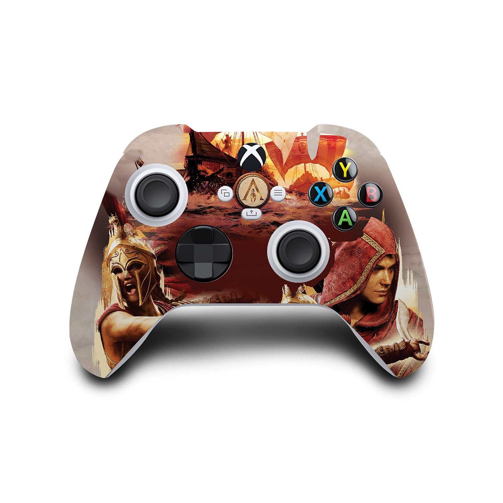 Head Case Designs Officially Licensed Assassin's Creed Kassandra Odyssey Artwork Vinyl Sticker Gaming Skin Case Cover Compatible with Xbox Series S Console and Controller Bundle