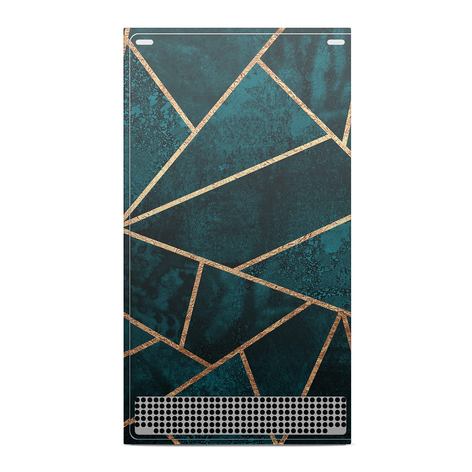 Head Case Designs Officially Licensed Elisabeth Fredriksson Deep Teal Stone Art Mix Matte Vinyl Sticker Gaming Skin Case Cover Compatible with Xbox Series S Console and Controller Bundle