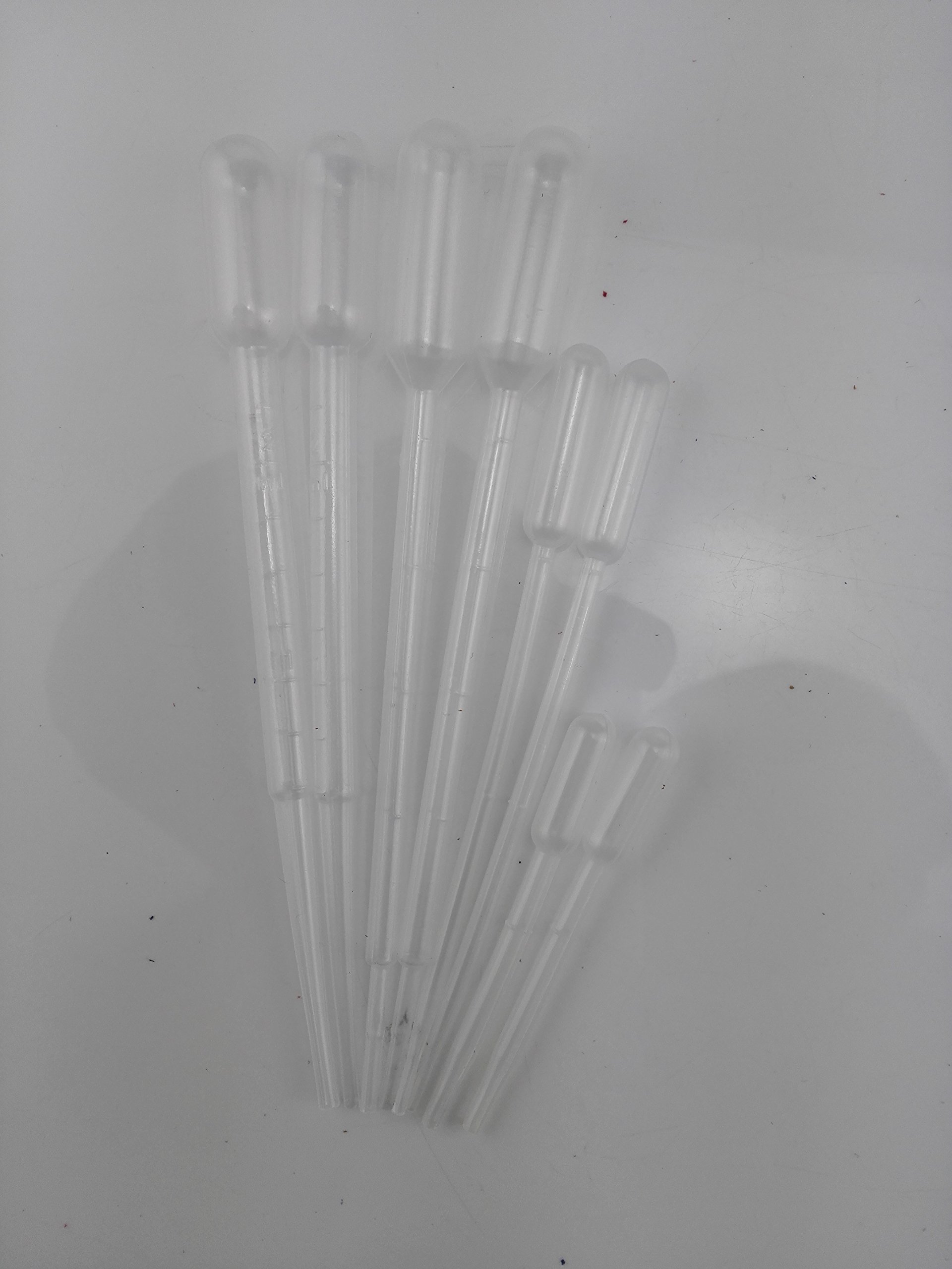 Honbay® 40PCS 4 Size(2ml,1ml,0.5ml,0.2ml) Graduated Pipettes Dropper Polyethylene